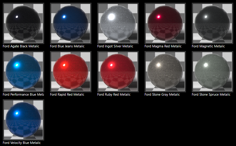 Octane Carpaints collection (100 shaders)