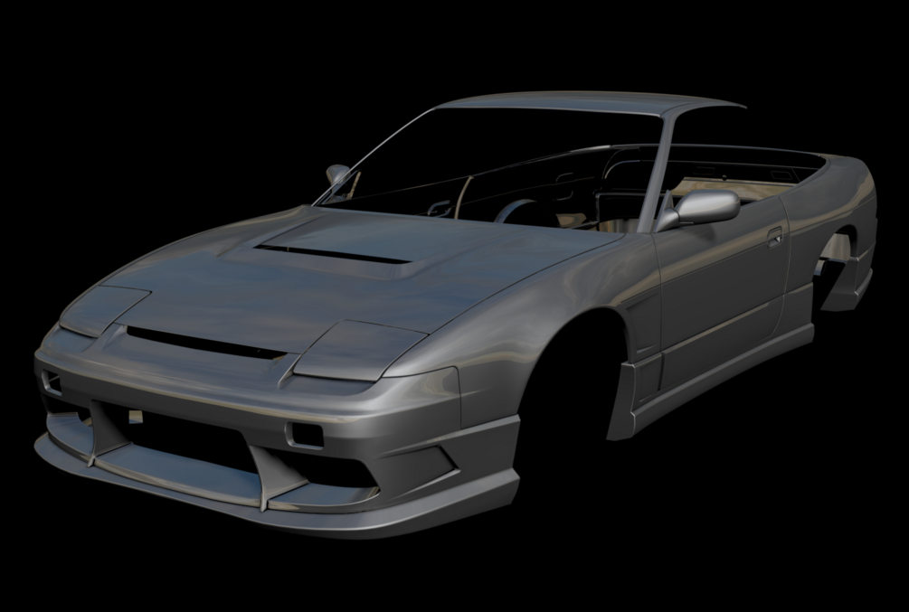 180SX RIDE SPORTS BODYKIT (GT7/GTS BASE)