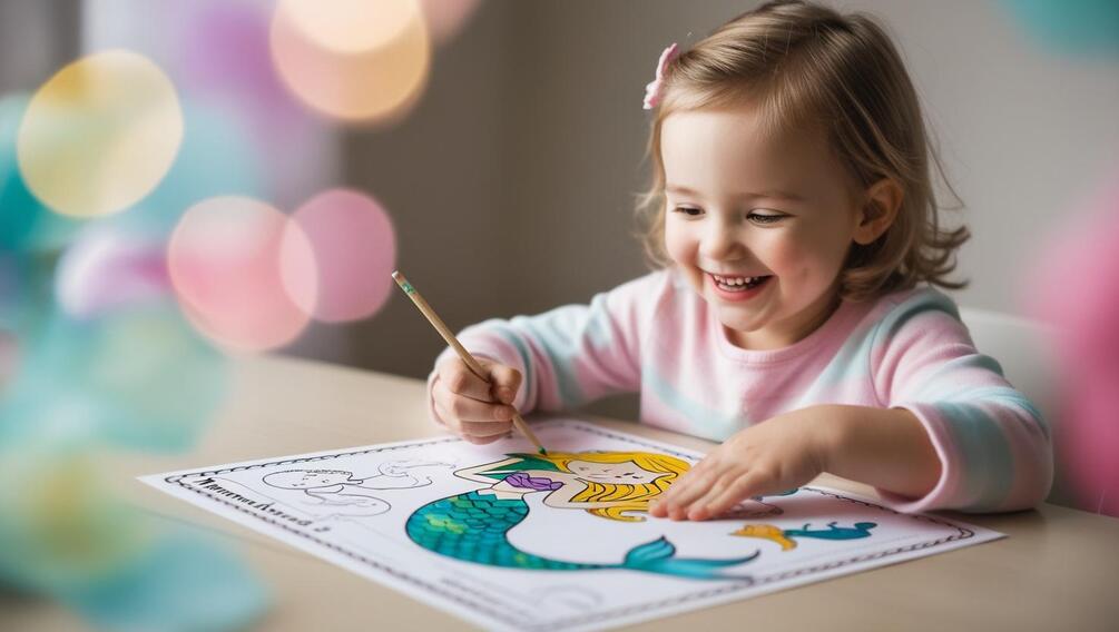 🧜‍♀️ Mermaid Activity Pack – Printable Under-the-Sea Worksheets for Kids 🐚🐠
