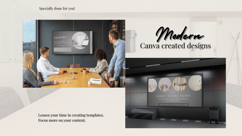 Masterclass & Webinar Deck Template