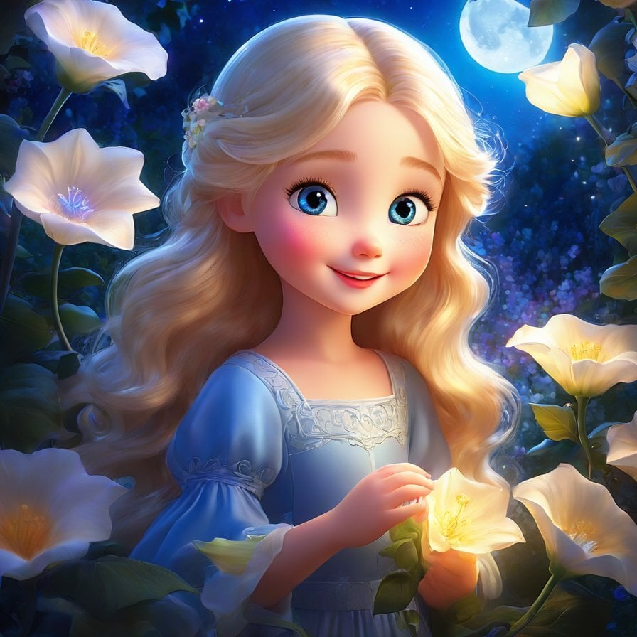 The Magical Moonflower-story for kids