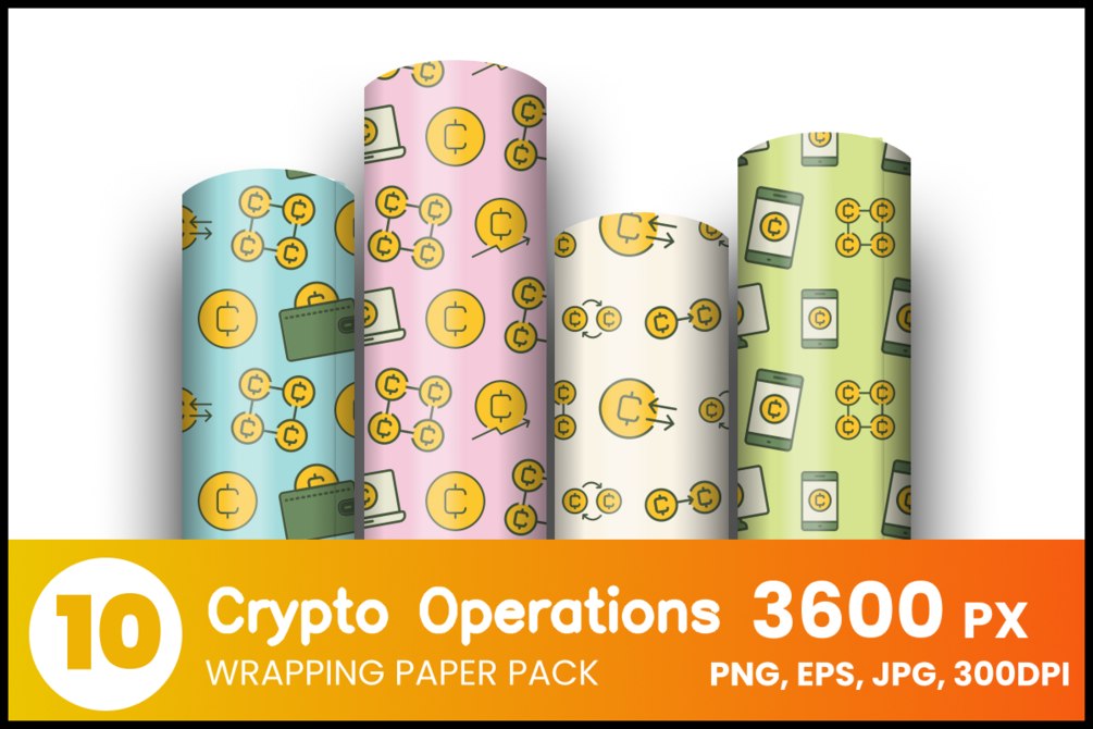 Crypto Operations 10 Wrapping Paper