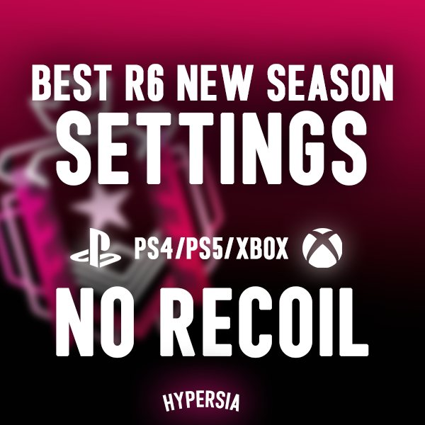 R6 XB/PS5 Best Sensitivity settings -No recoil in 3 speeds Slow/Normal/Fast