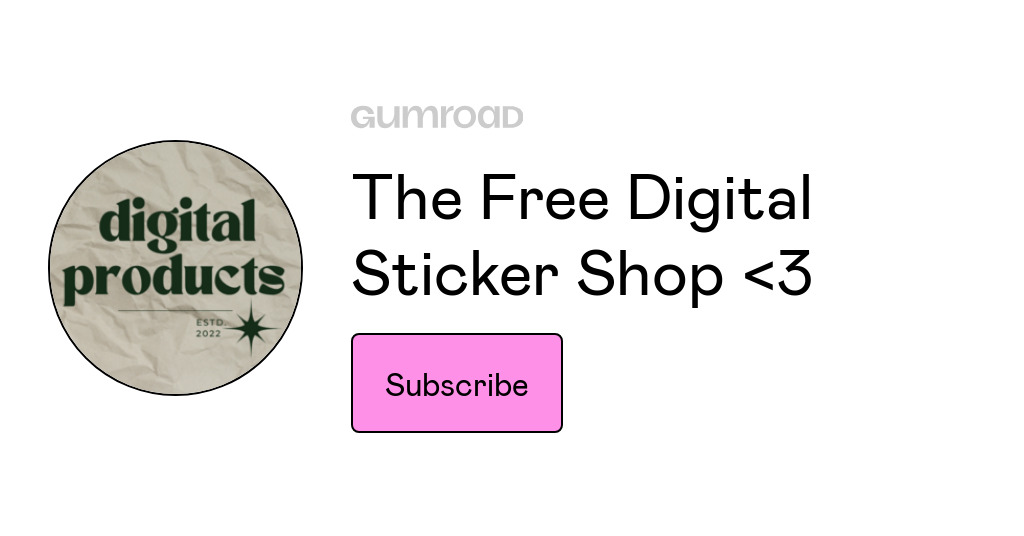 The Free Digital Sticker Shop