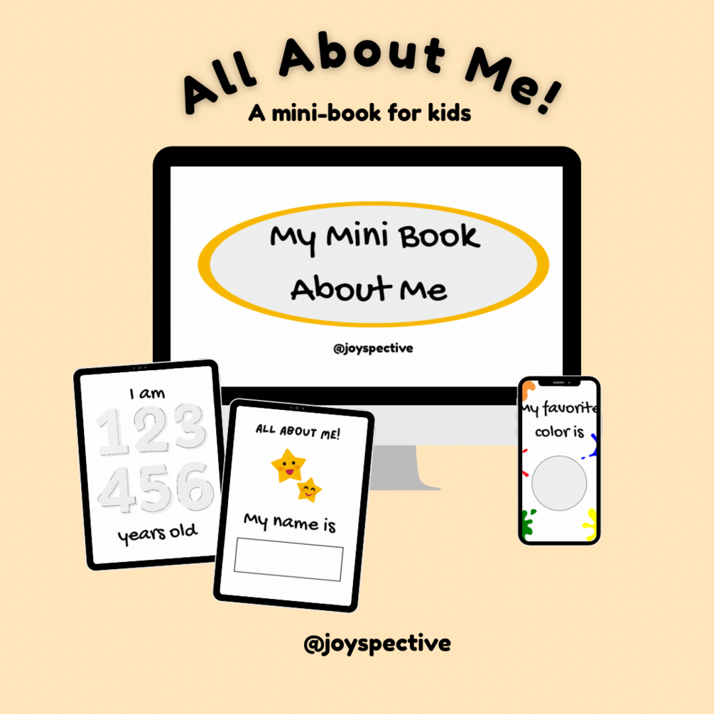 All About Me! A mini-book for kids
