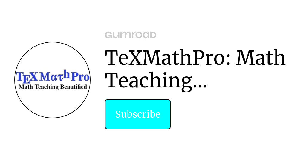 TeXMathPro: Math Teaching Beautified
