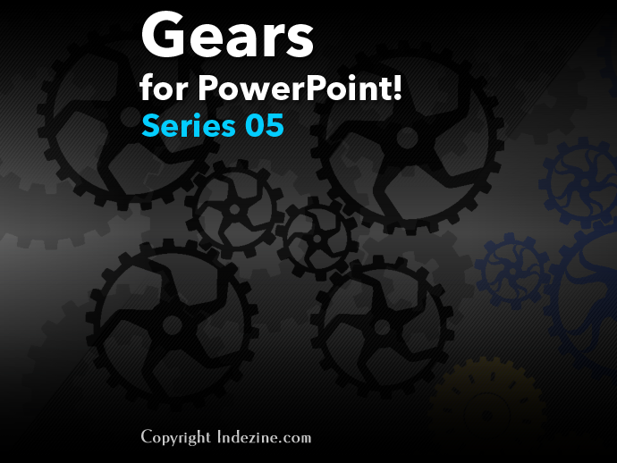 Even More Gear Graphics for PowerPoint (Set 5)
