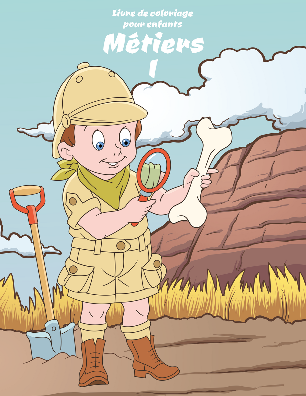 Livre de coloriage pour enfants Métiers 1