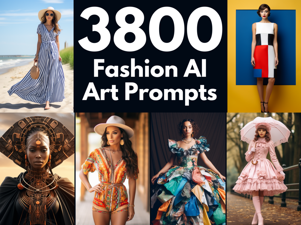3800 Fashion AI Art Midjourney Prompts Instantly Generate Stunning ...