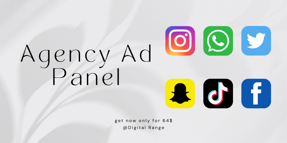 agency ad account Panel creation