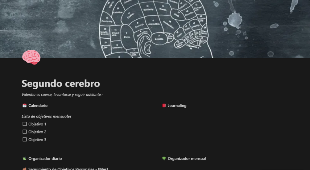 Segundo cerebro Notion Template