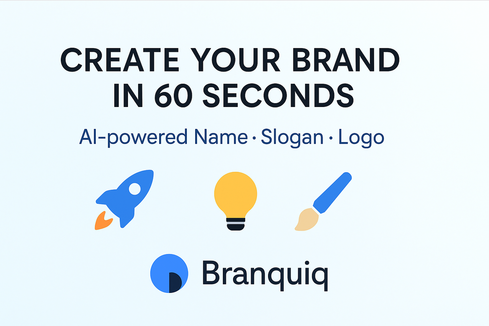 AI Brand Kit — Name, Slogan & Logo
