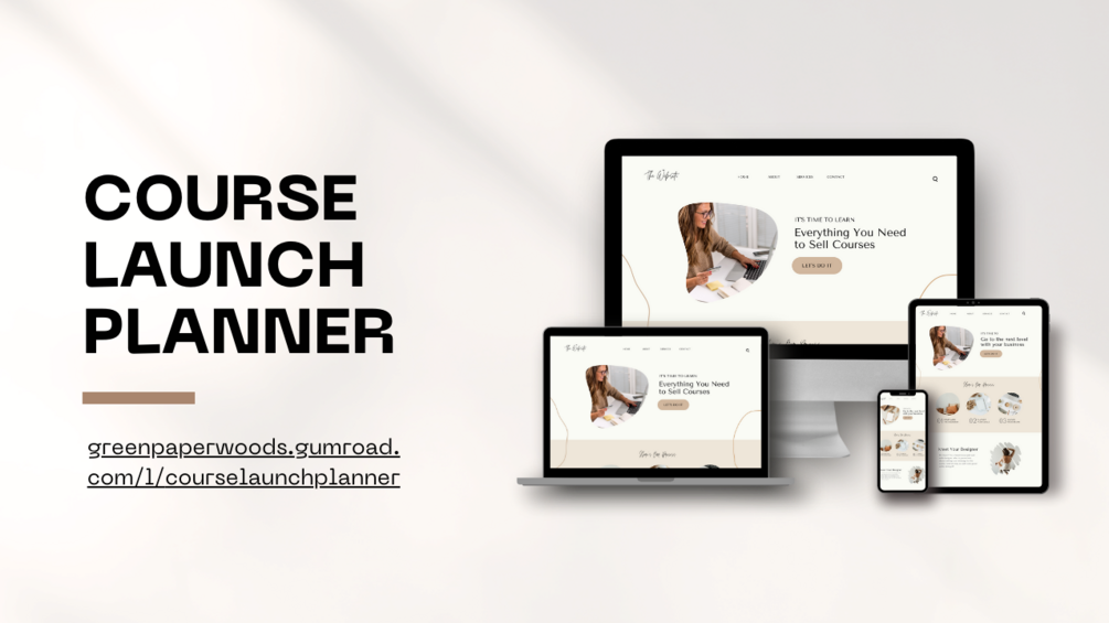 Course Launch PLanner