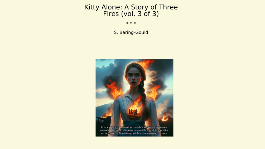 Kitty Alone: A Story of Three Fires (vol. 3 of 3)