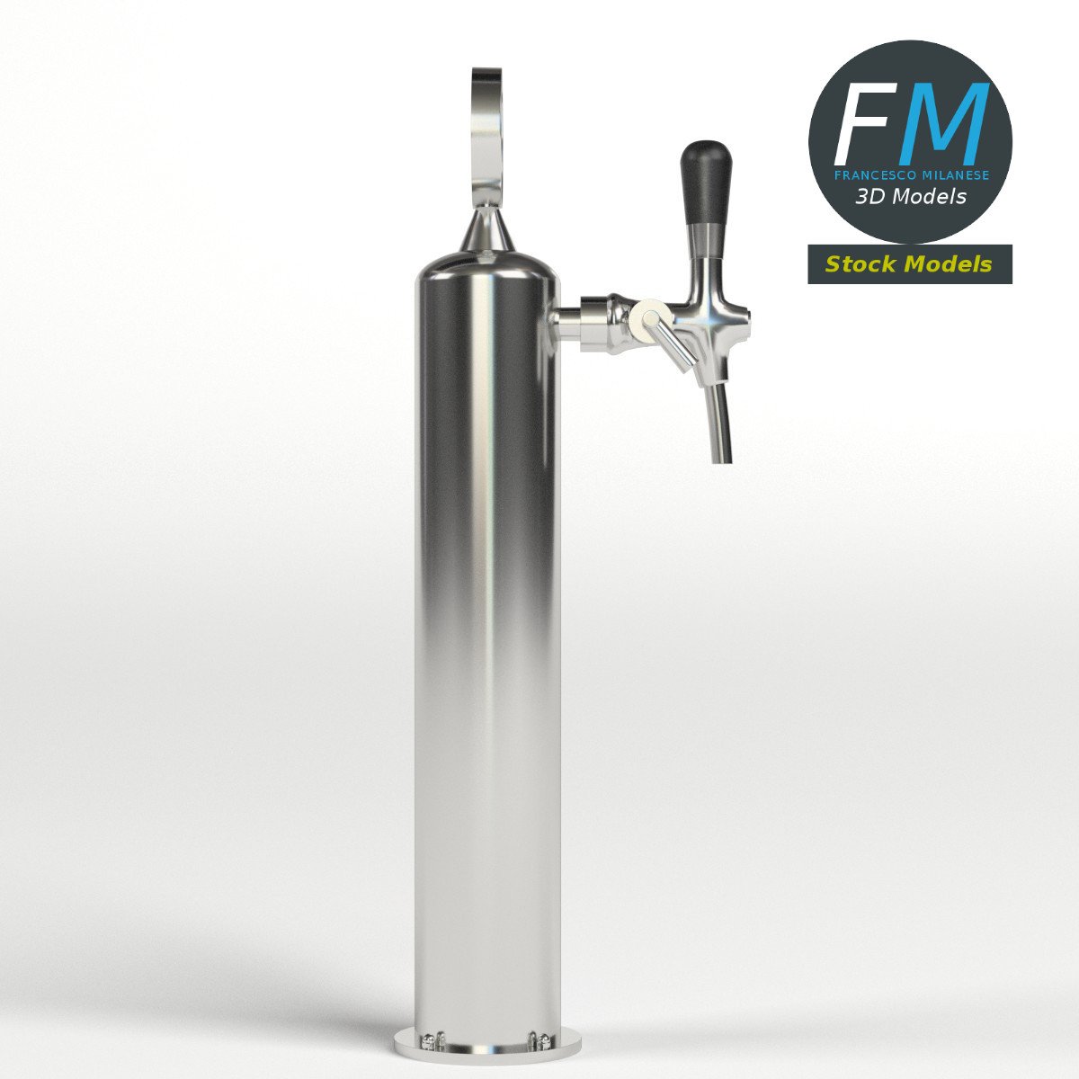 3D MODEL - Single beer tap