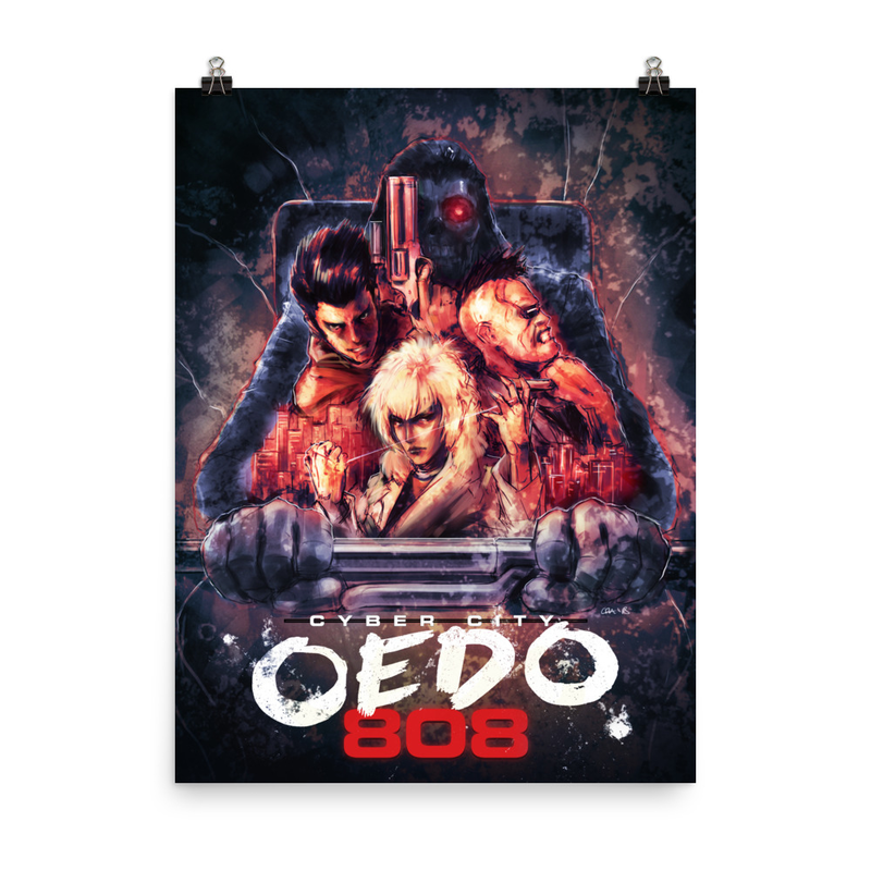 Cyber City Oedo 808 - Poster 18x24in.