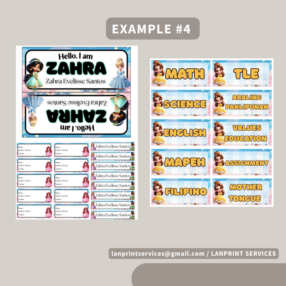 Name Tags ( Label Stickers)