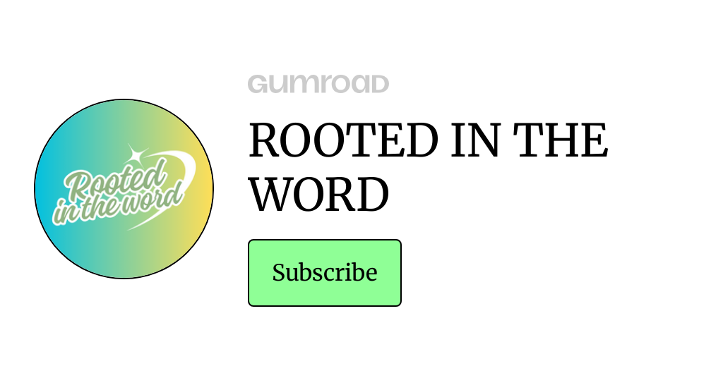 ROOTED IN THE WORD