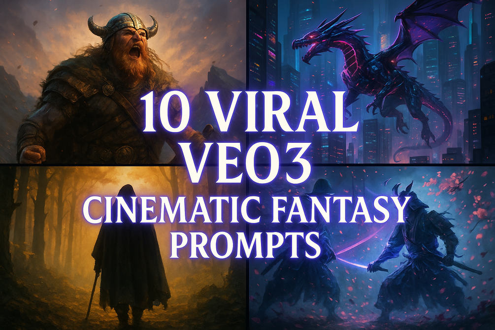 10 Viral Veo3 | Cinematic Fantasy Prompts