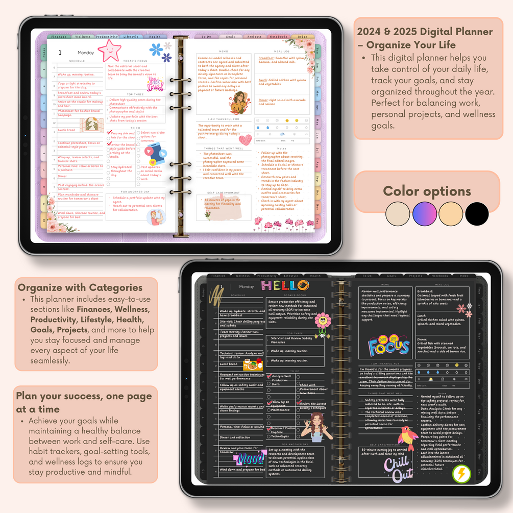 All-in-One 2024-2025 Digital Planner