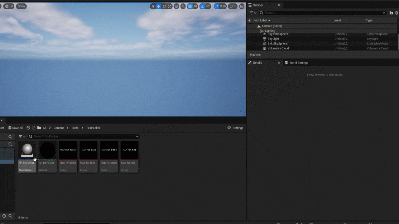 Texture Packer | Unreal Engine BP
