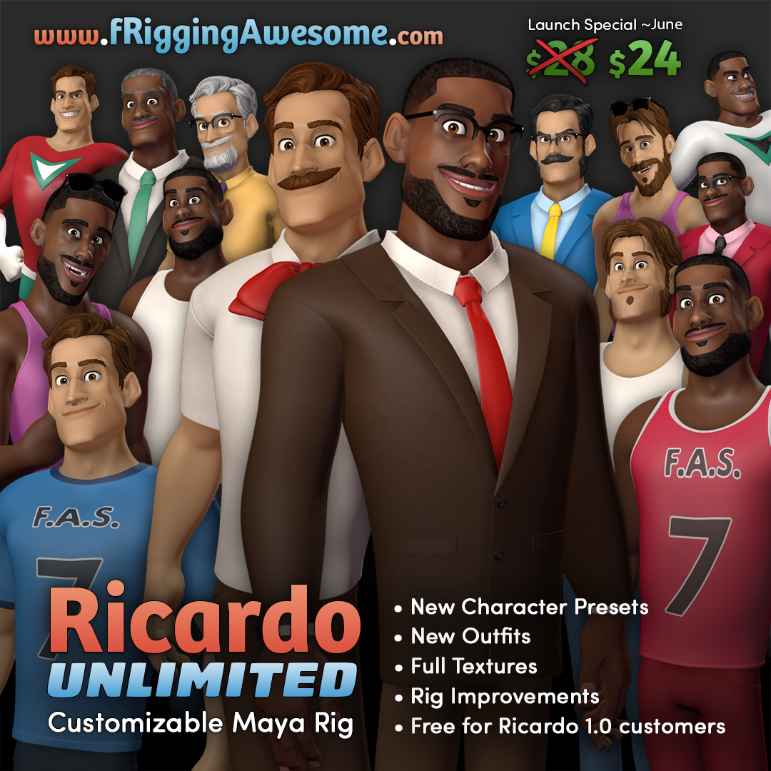 Ricardo Unlimited Rig - Now Available! - fRigging Awesome Studios