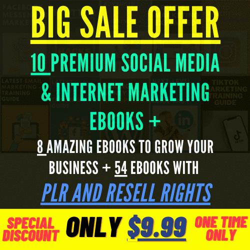 72 in 1 EBooks Bundle - 10 Premium Social Media and Internet Marketing ...