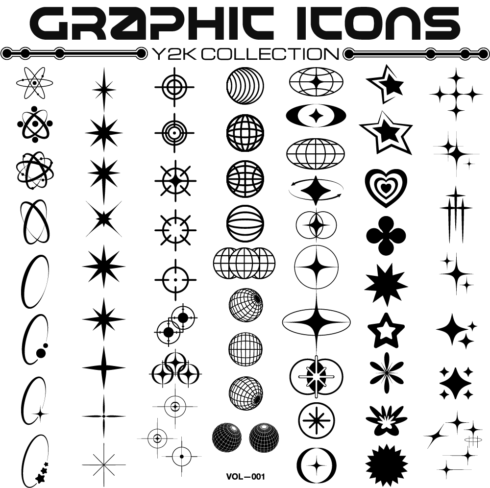 Y2K Graphic Icon Pack