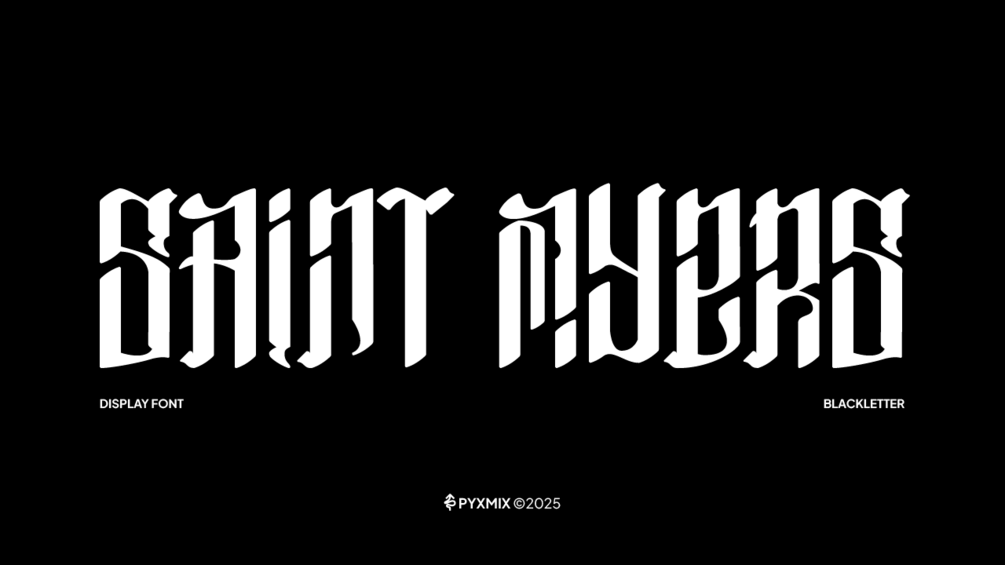 SAINT MYERS - Font Display