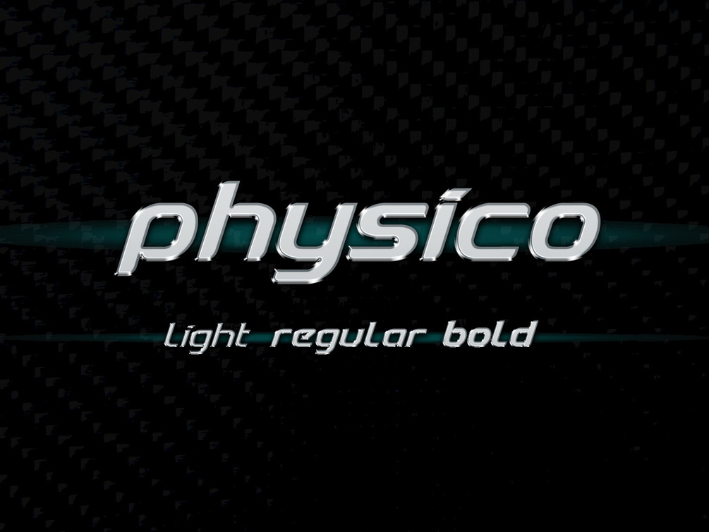 Physico Font Family Collection