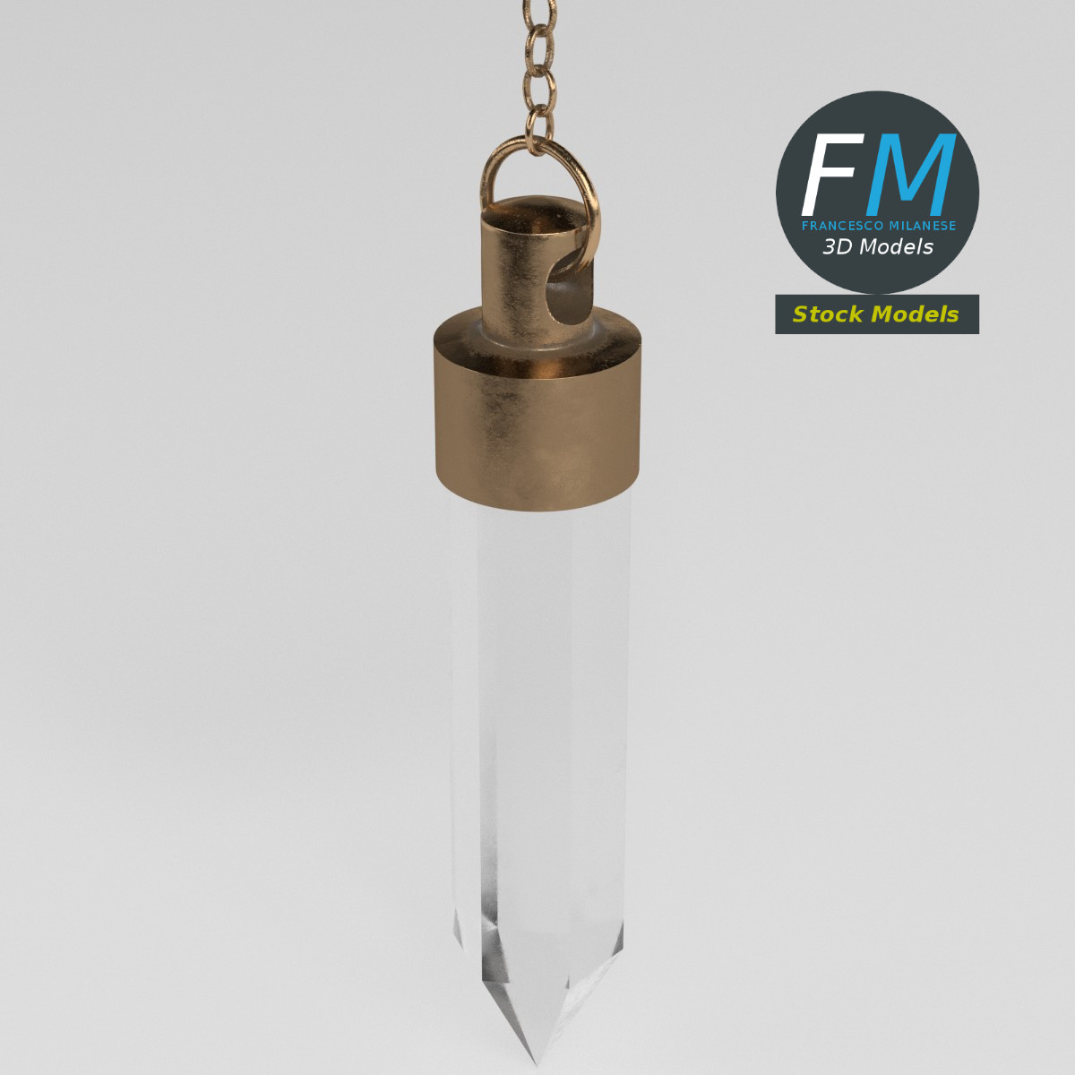 3D MODEL - Divination crystal shard