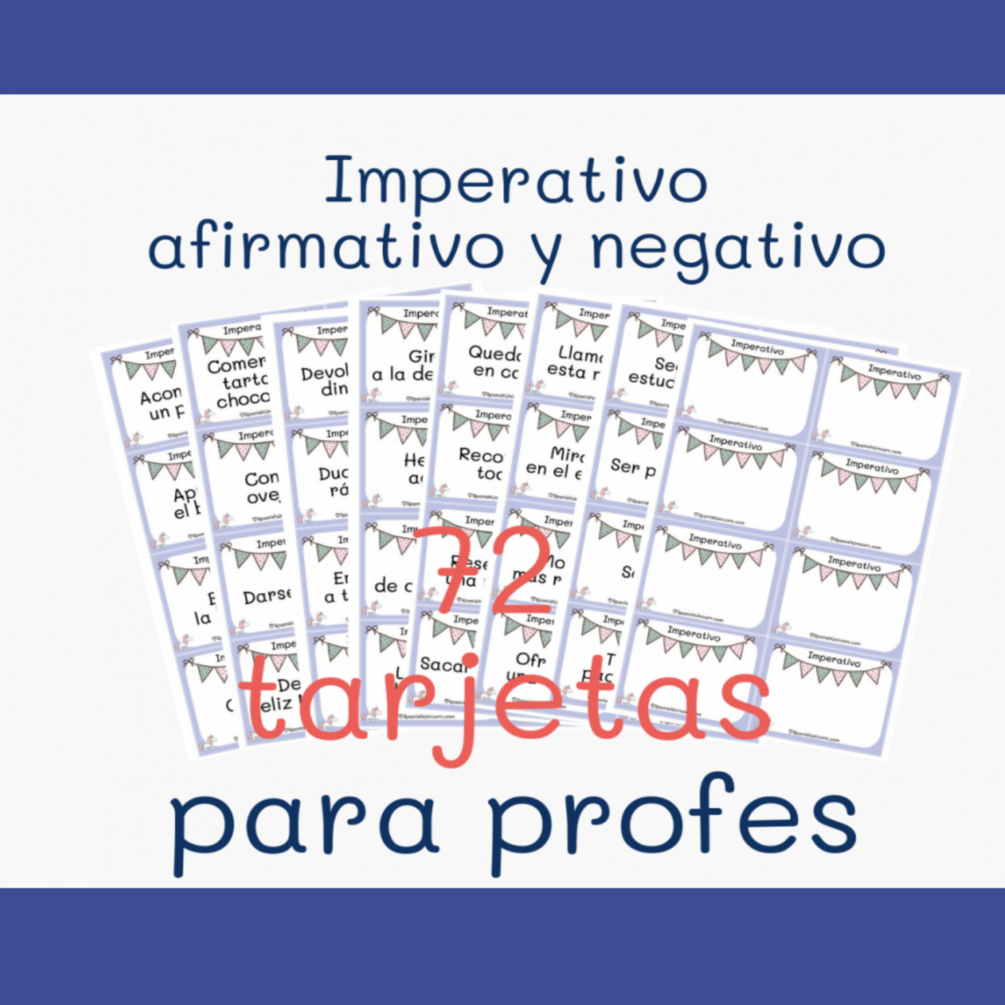 Juego ELE del Imperativo afirmativo y negativo para la clase de español