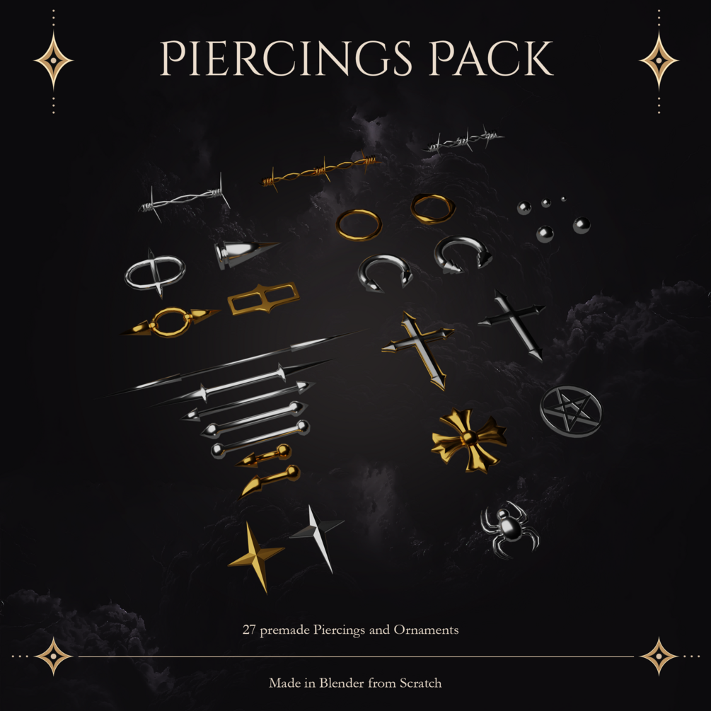 Profane Ornaments Piercings Pack