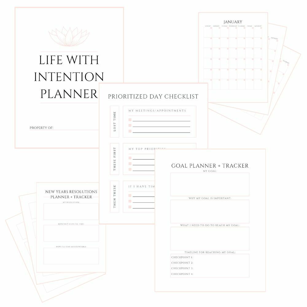 The Life with Intention Planner