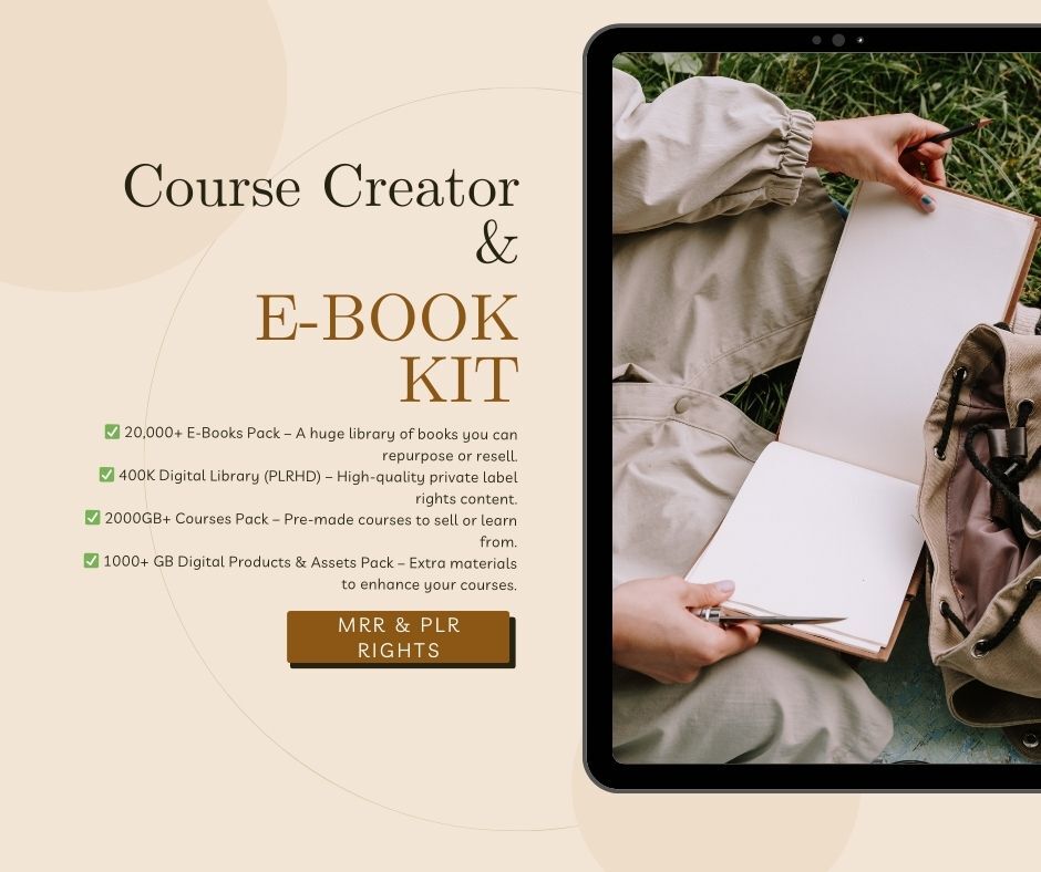 E-Book & Course Creator Kit – Everything You Need to Publish & Sell!