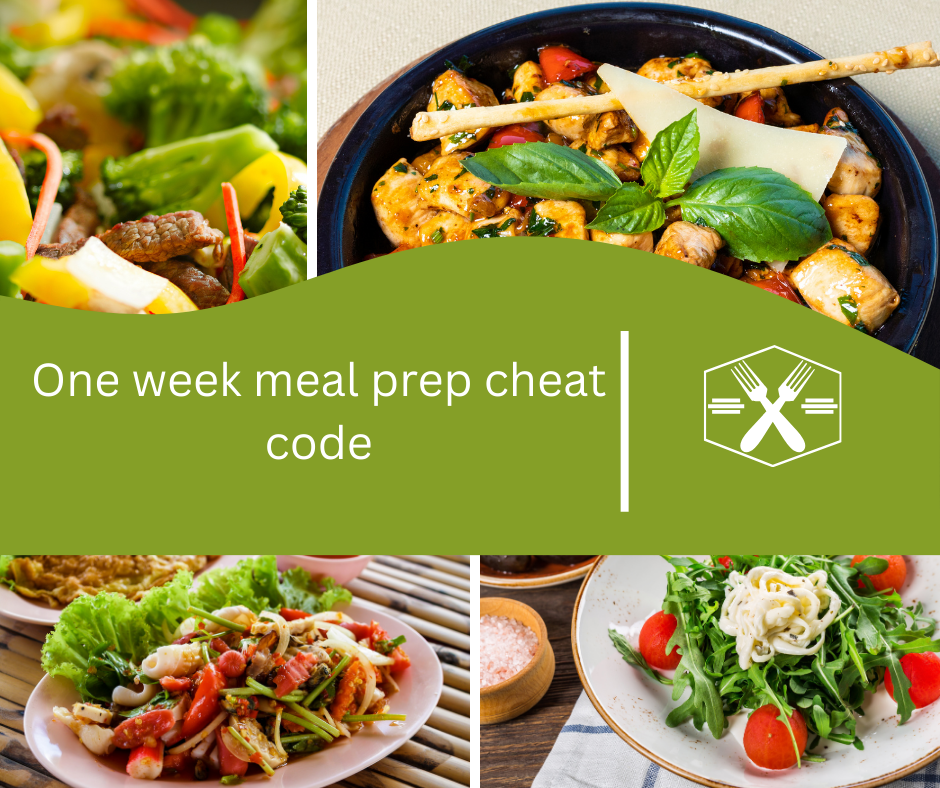 One week meal prep cheat code