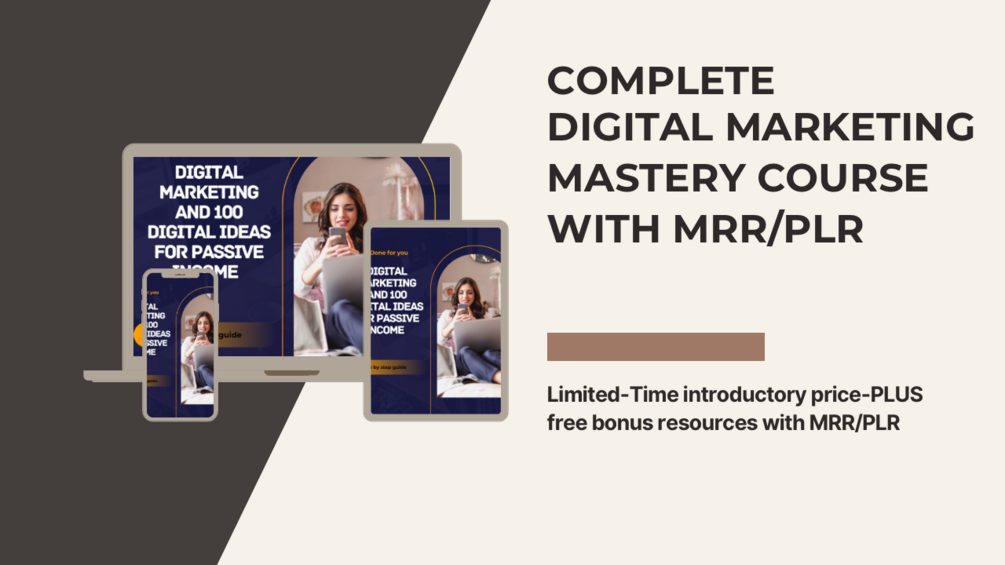 100 Digital Product Ideas For Passive Income, MasterResell Rights, Done ...