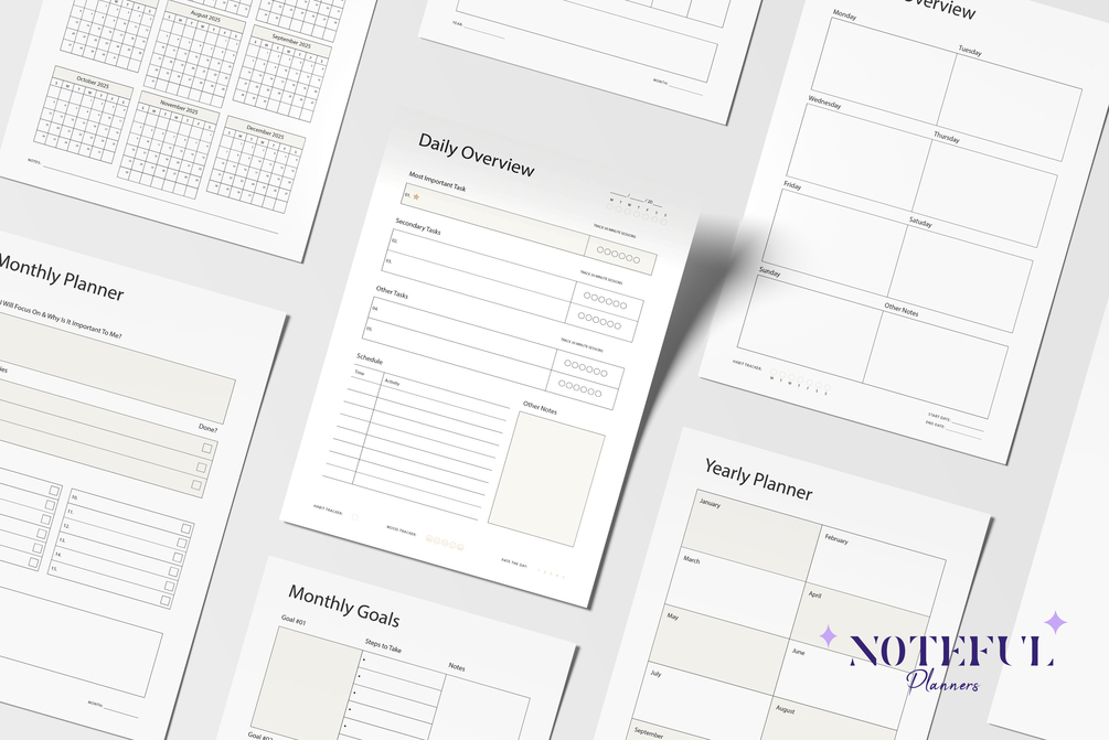 Printable Daily & Weekly Planner 2024-2025 – Stay Organized and Achieve ...