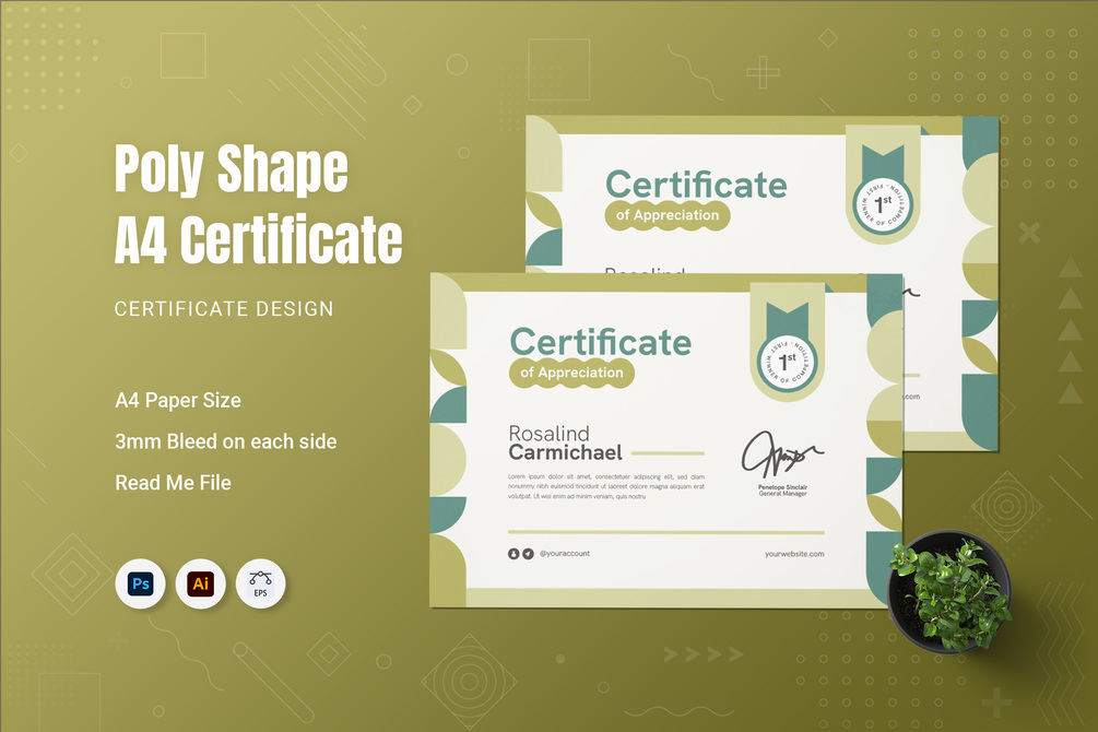 Poly Shape Certificate