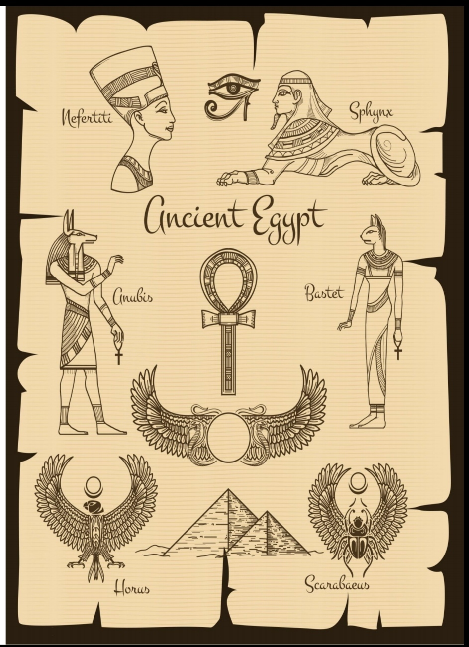 🏺 Ancient Egypt-Themed Printable Planner (PDF Format)