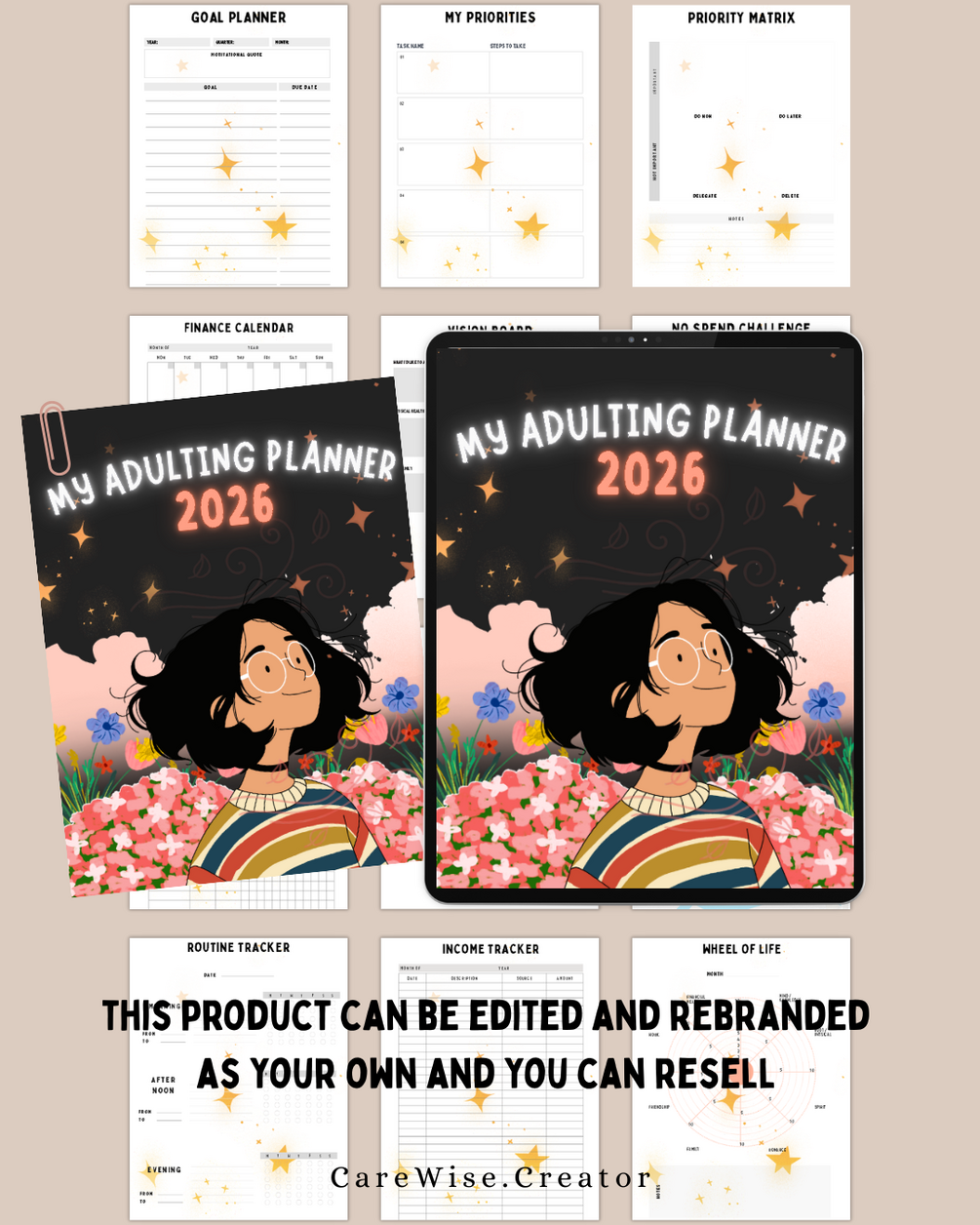 My Adulting Planner 2026 | 67 pages