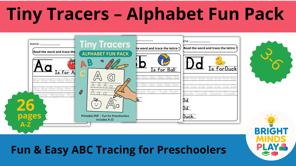 Tiny Tracers – Alphabet Fun Pack Fun & Easy ABC Tracing for Preschoolers