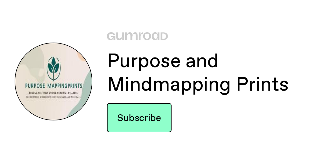 Purpose and Mindmapping Prints