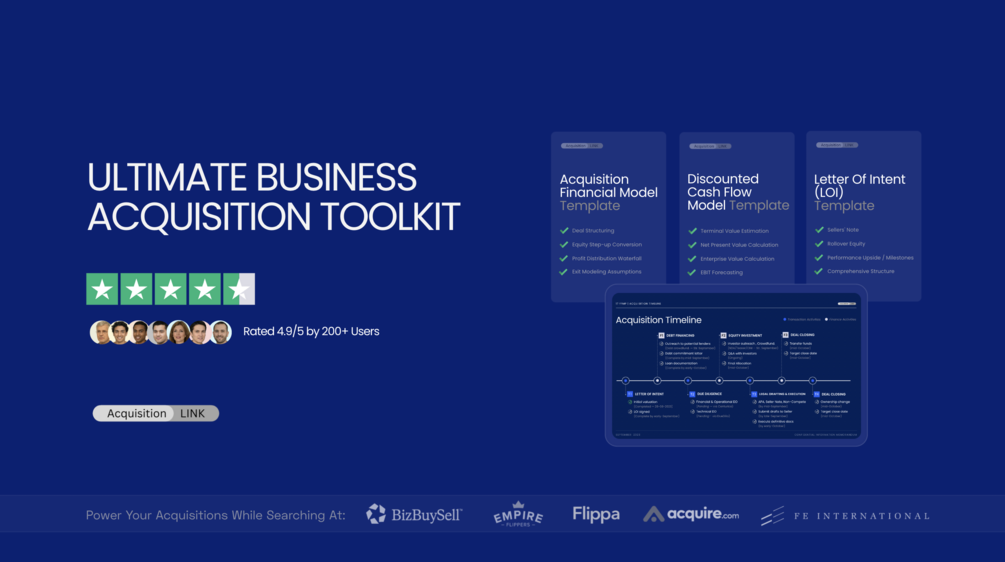 [Pre-Order] Ultimate Business Acquisition Toolkit