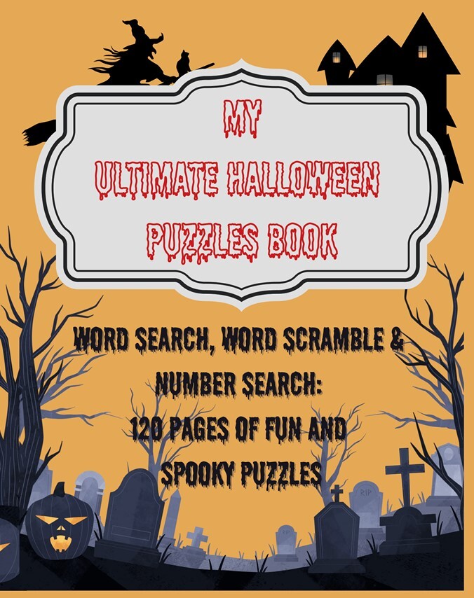Halloween Word Search & Scramble: 120 Pages of Spooky Puzzles for ...