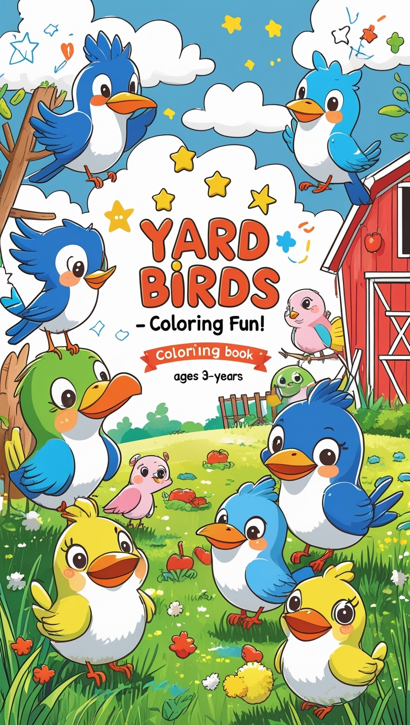 Barnyard Birds-Coloring Pages