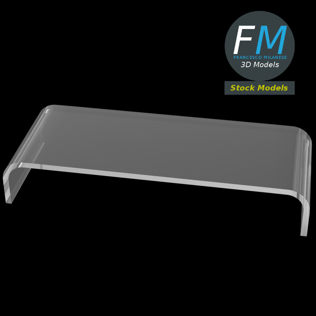 3D MODEL - Monitor riser stand