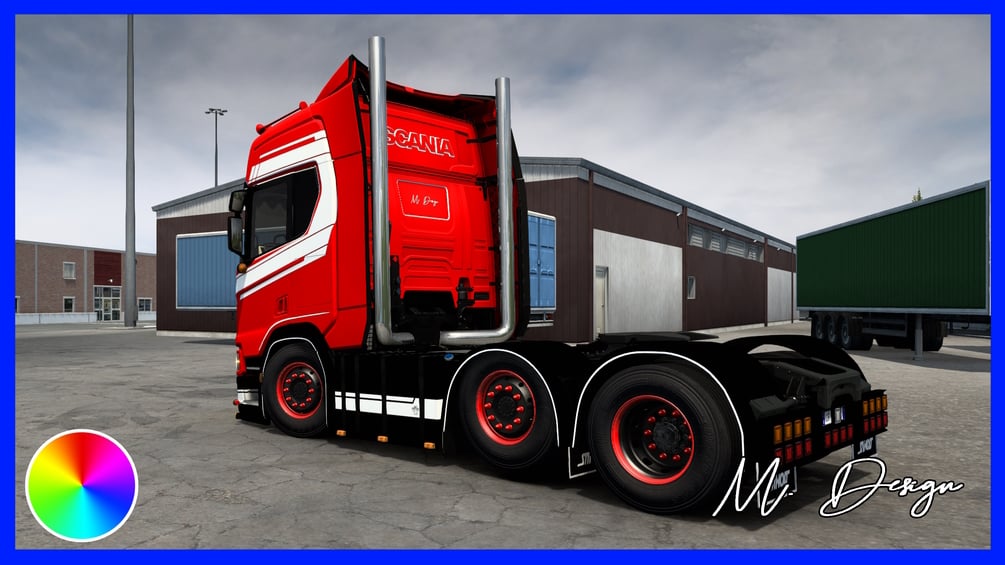 Scania R 2016 " ROCHE" Next Gen - MATTE & GLOSS CHANGEABLE COLORS SKIN ...