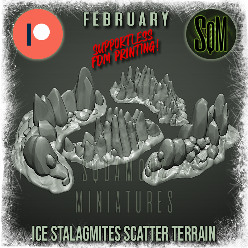 ARCTIC HQ ICE STALAGMITES