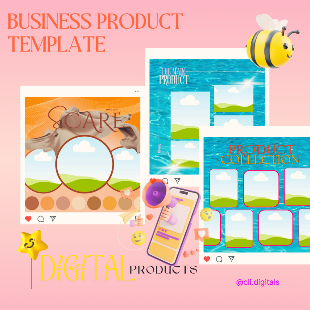Promoting Business Products Templates